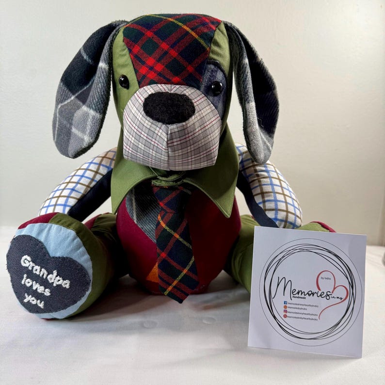 Memory Kip the Keepsake Dog 12” (funky Friends Factory) - Etsy