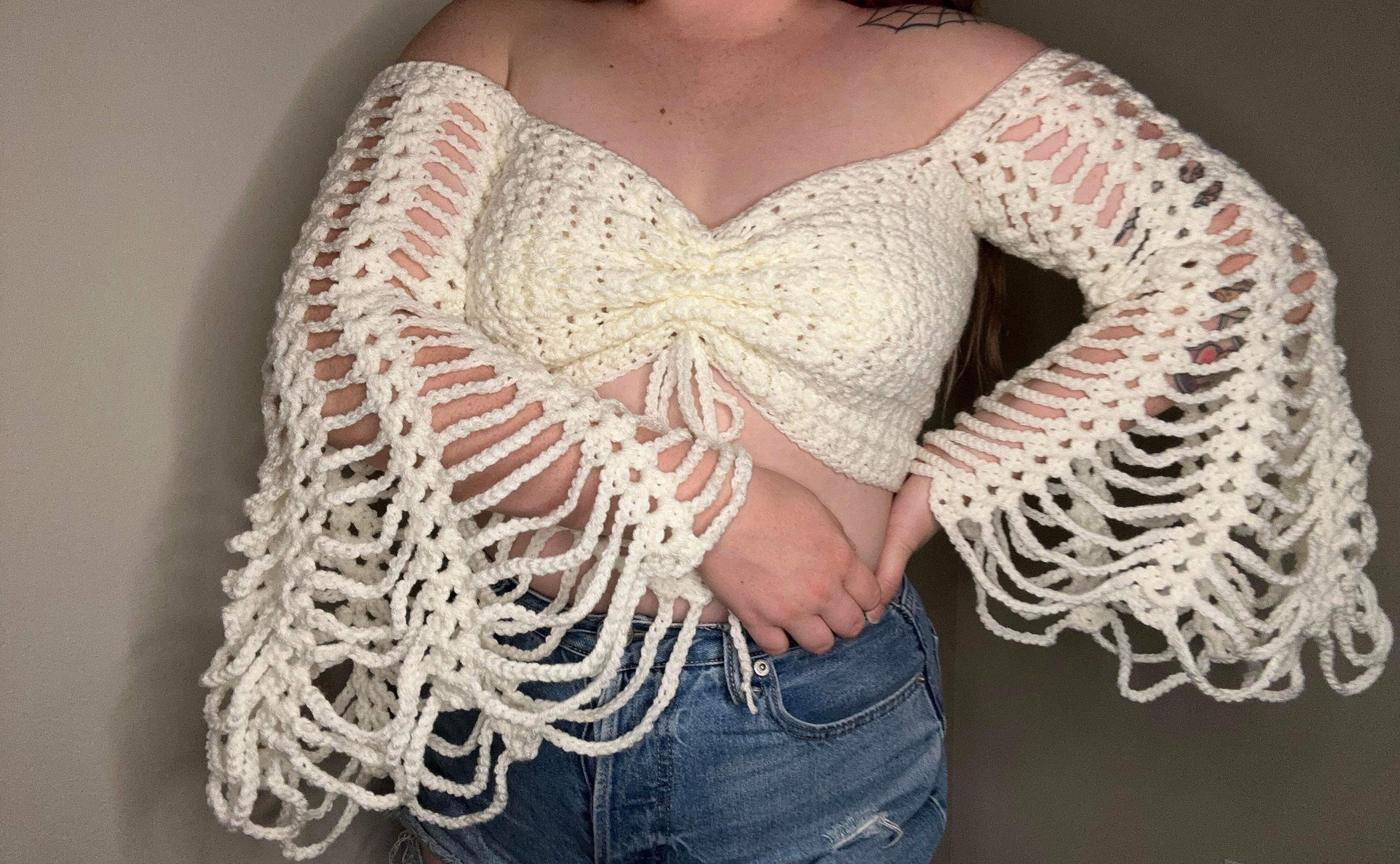 Amber Top Crochet Pattern - Etsy Canada