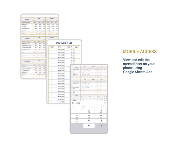 Thinner Leaner Stronger Program Workout Spreadsheet, Progressive ...
