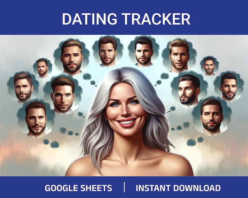 Dating Spreadsheet, Digital Christmas Gift, Personal Life Tracker, Fun ...