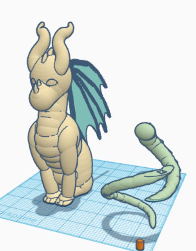 Dragon Palisman (STL Files) - Etsy