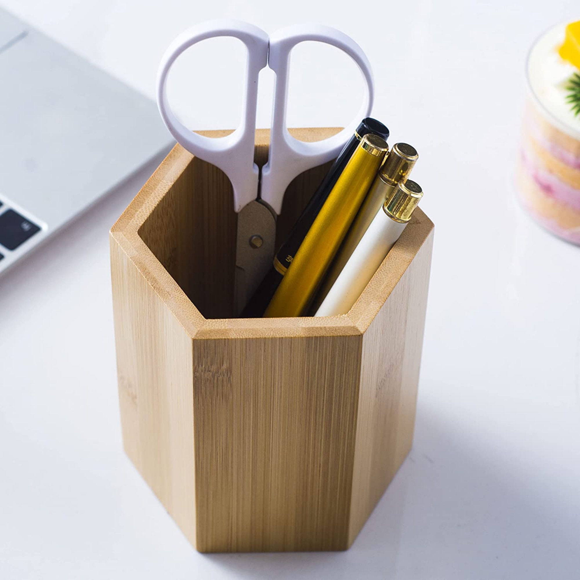 Wooden Pen Holder Geometric Pen Holder Pencil Cup Holder - Etsy Canada