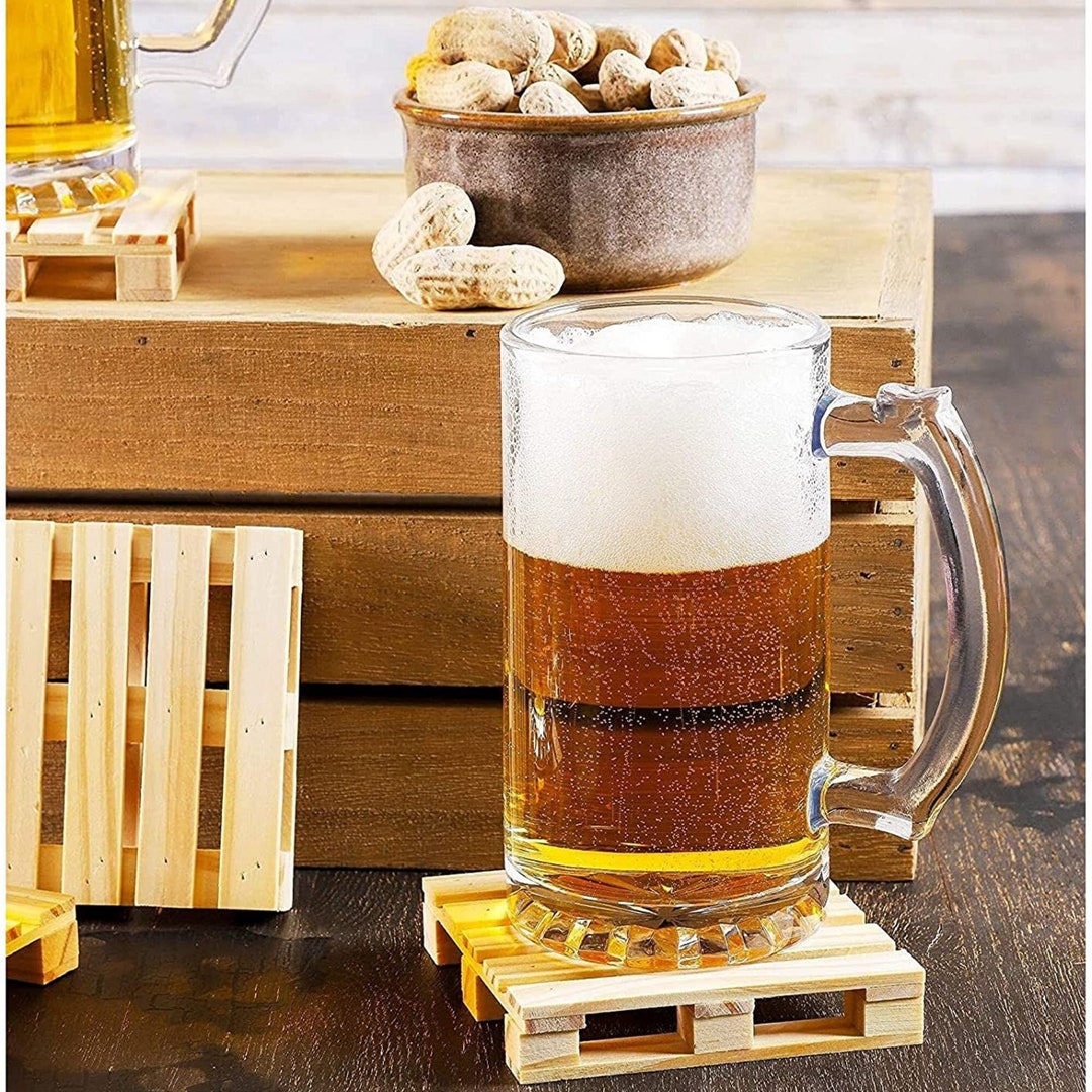 Wooden Mini Pallet Coasters Set, Set of 6 Wood Coasters, Cute ...