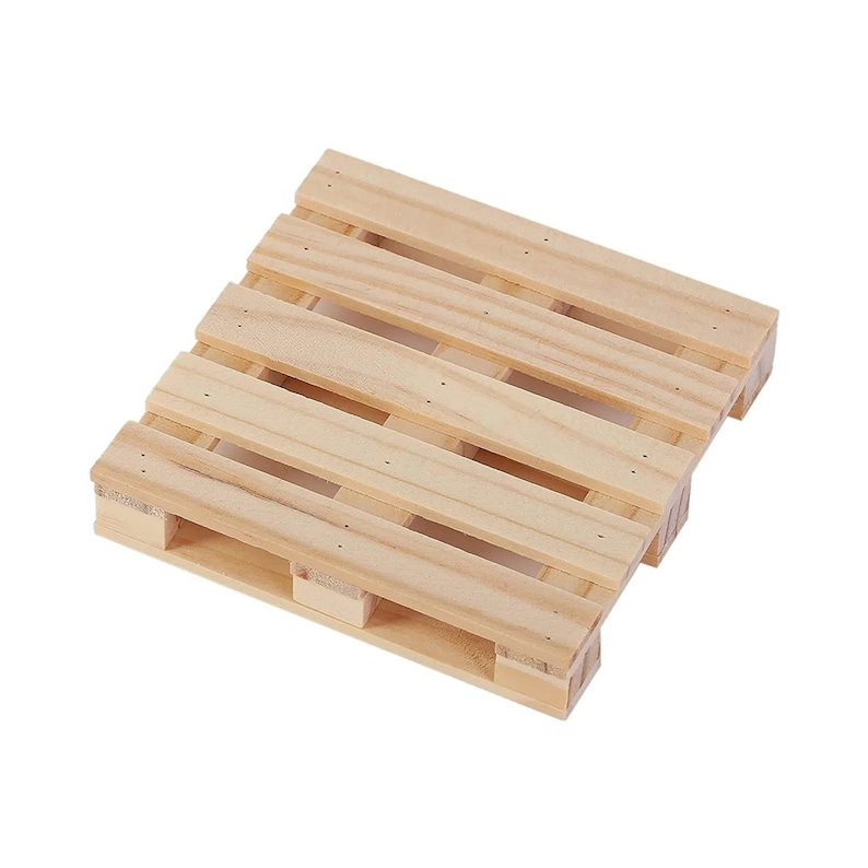 Wooden Mini Pallet Coasters Set, Set of 6 Wood Coasters, Cute ...