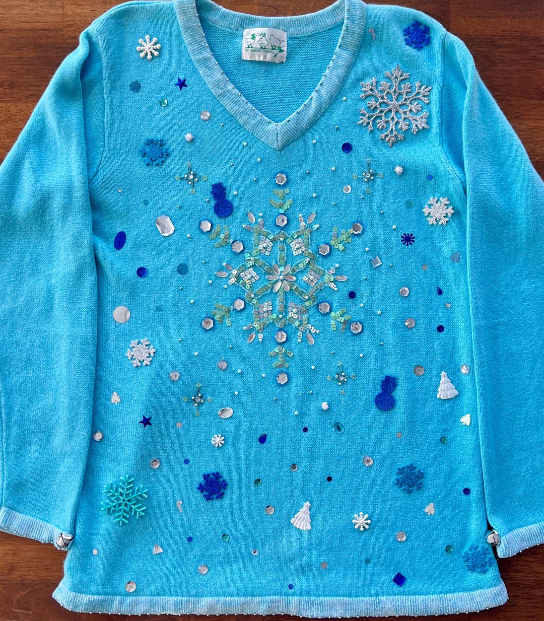 Winter Sweater Handmade Original Design Snowflake Snow Cracker Factory ...