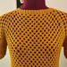 Indian Yellow Golden Top Crochet Golden Top Handmade Top Short Sleeve ...