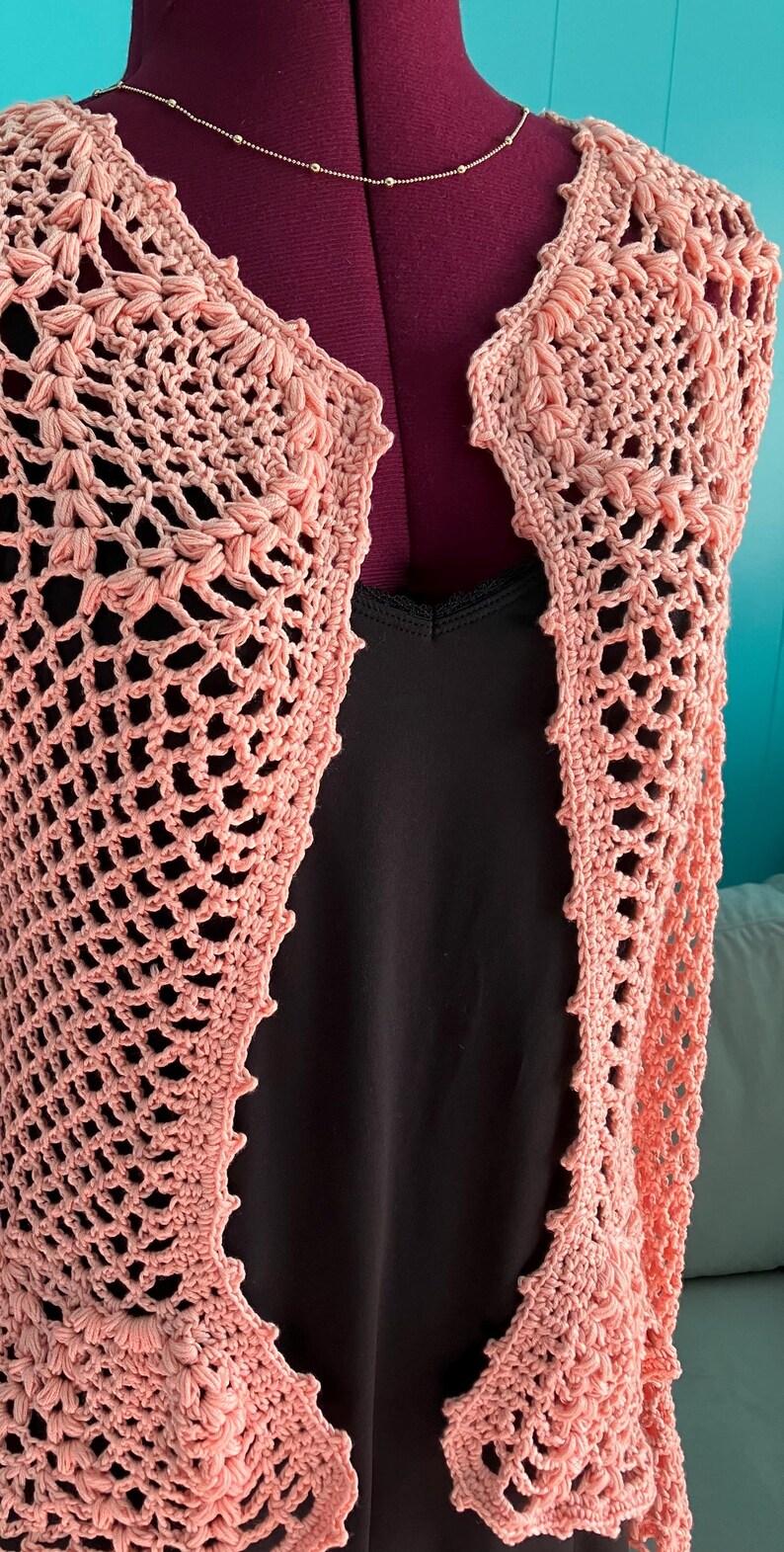 Melon Cardigan, All Season Cardigan, Cotton Cardigan, Pineapple Motifs ...