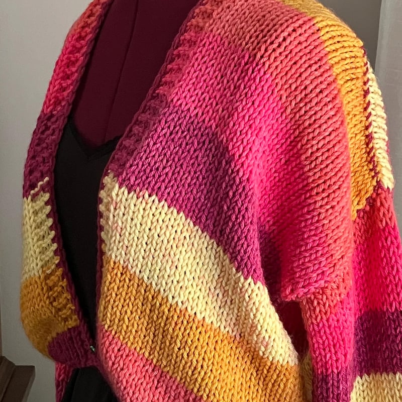 Colorful Cardigan - Etsy