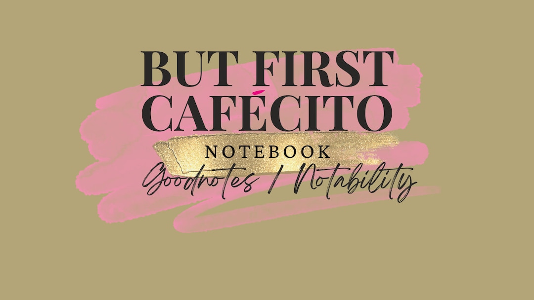 But First Cafecito Notebook 30 Page Journal - Etsy