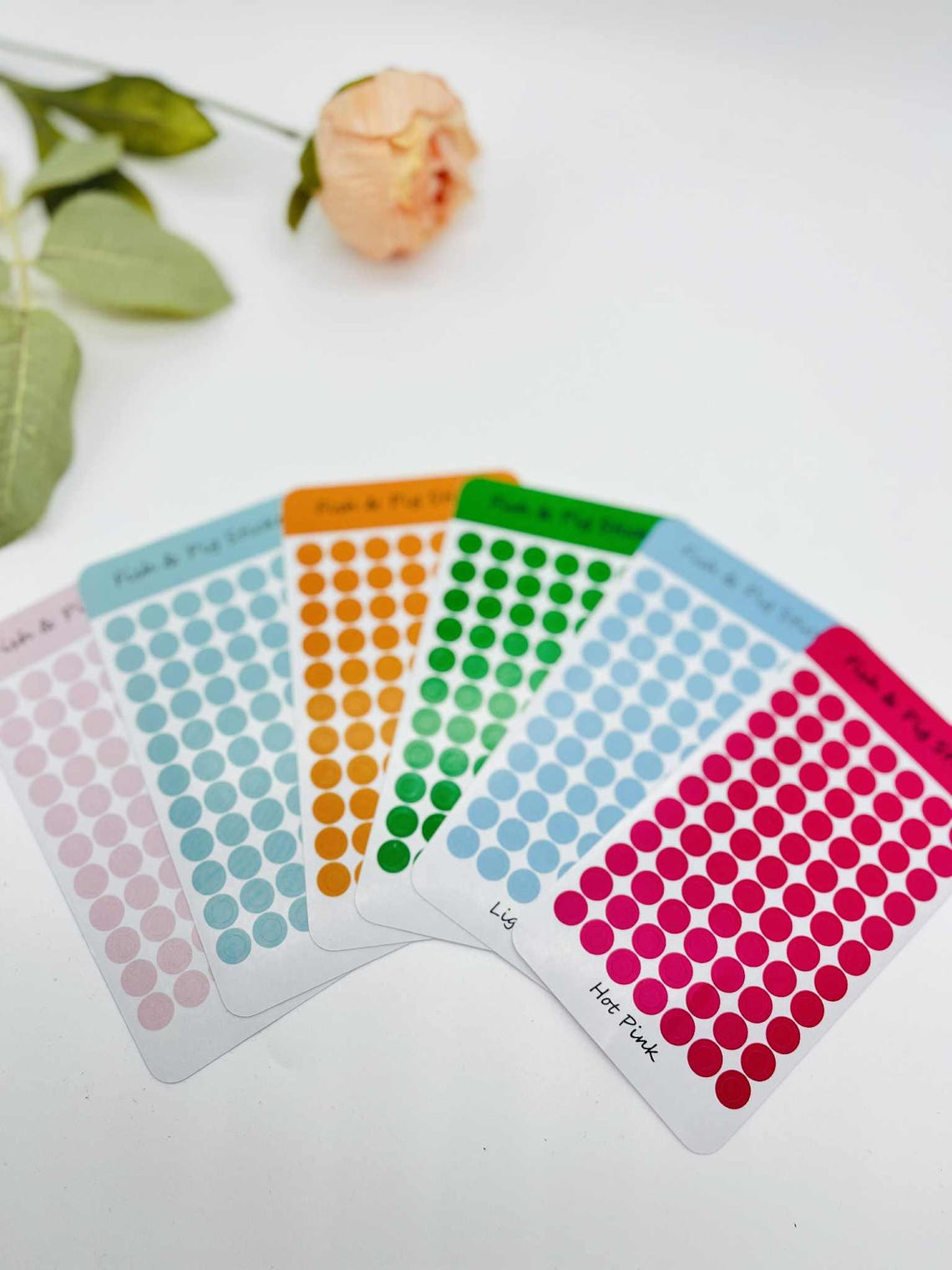 Planner Dot Stickers Sheet| Mini Dot Stickers| Circle Stickers| Small ...