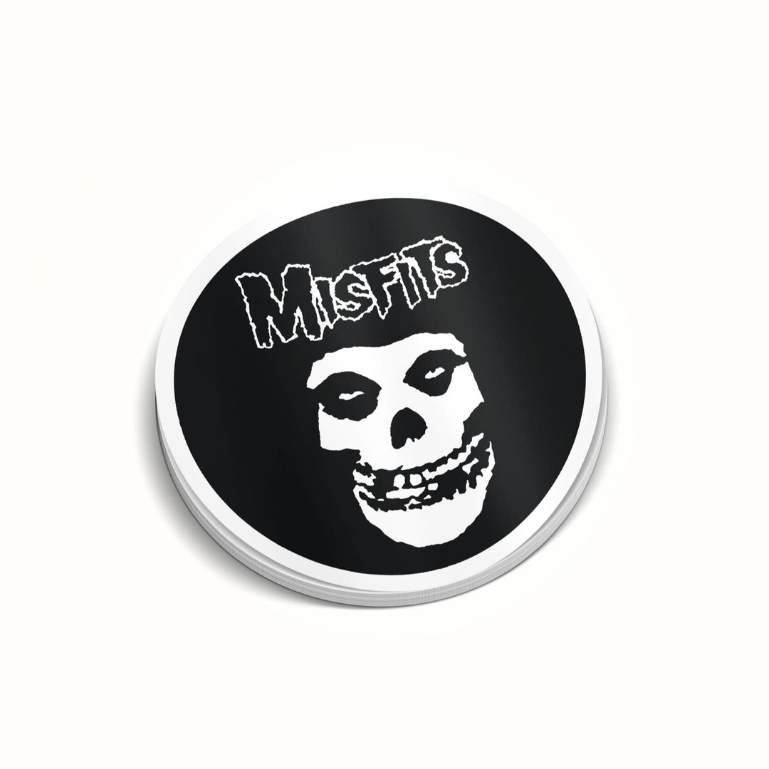 Set of 2 Stickers Misfits: Decal/stickers Full Color Double UV ...