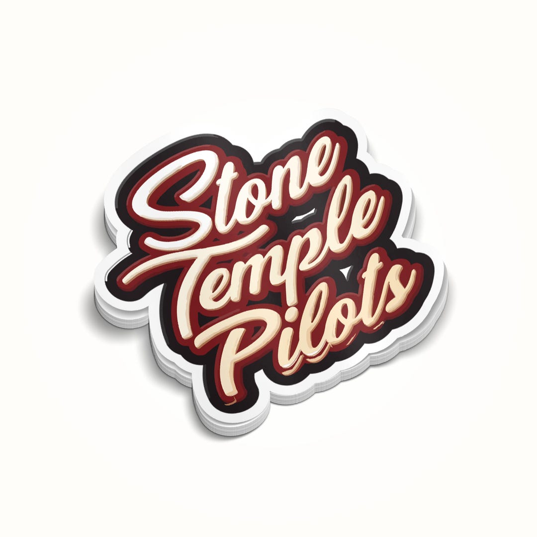 Set of 2 Stickers Stone Temple Pilots: Decal/stickers Full Color Double ...
