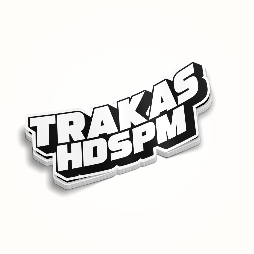 Set of 2 Stickers Trakas HDSPM: Decal/stickers Full Color Double UV ...