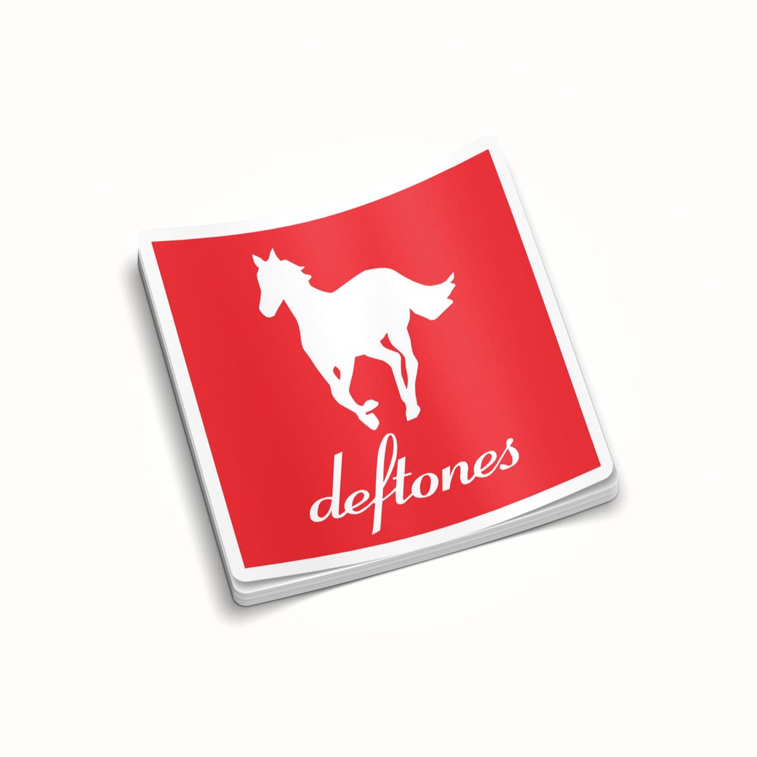 Set of 2 Stickers Deftones v2 : Decal/stickers Full Color Double UV ...