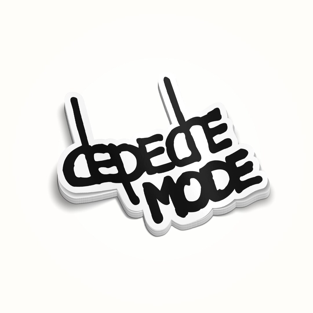 Set of 2 Stickers Depeche Mode: Decal/stickers Full Color Double UV ...