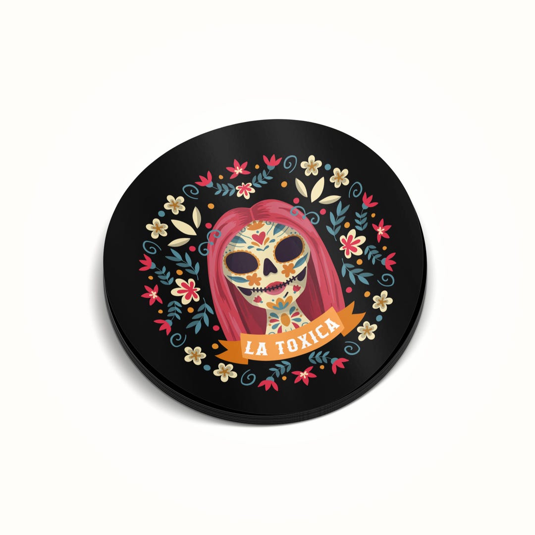 Set of 2 Stickers La Toxica: Decal/stickers Full Color Double UV ...