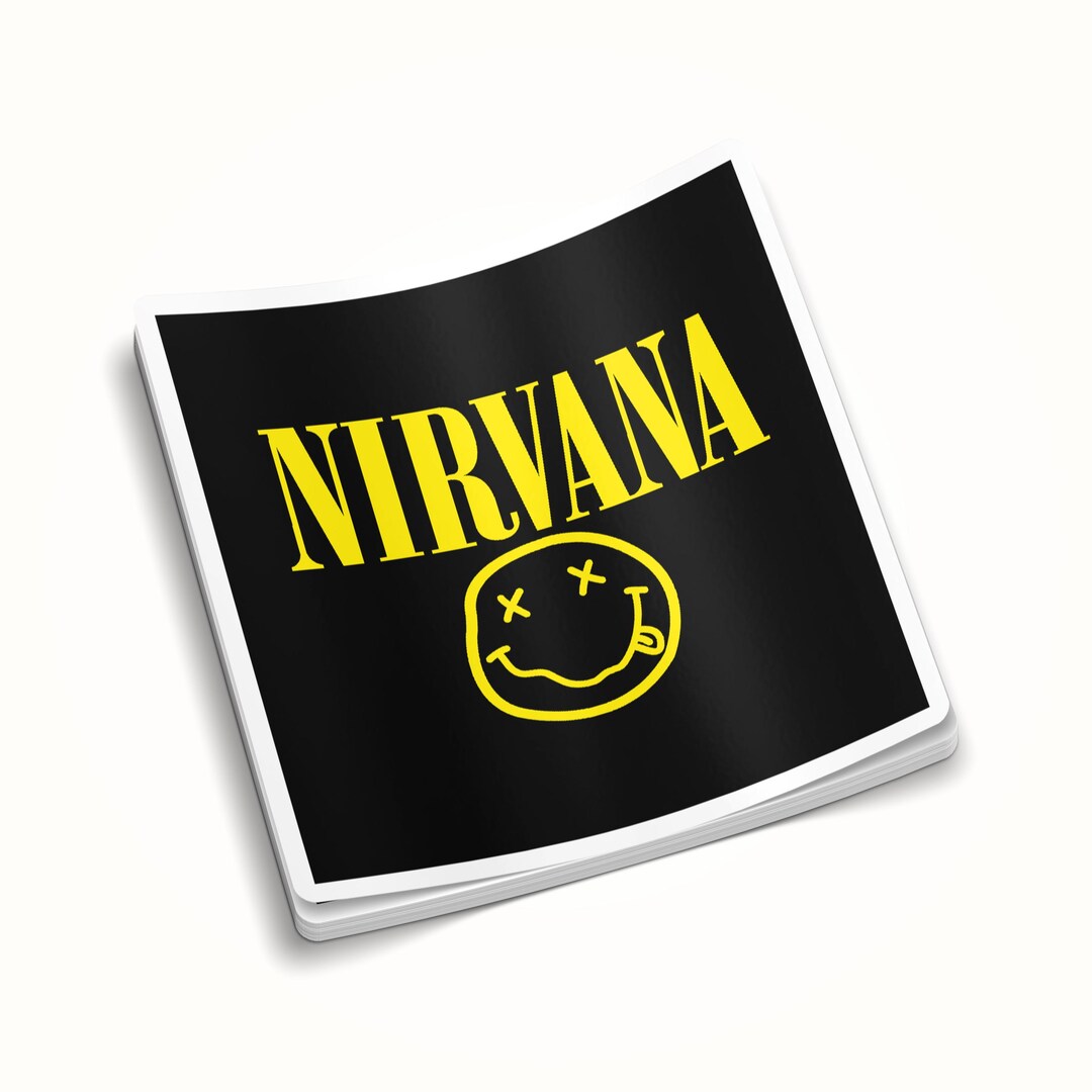 Set of 2 Stickers Nirvana: Decal/stickers Full Color Double UV ...