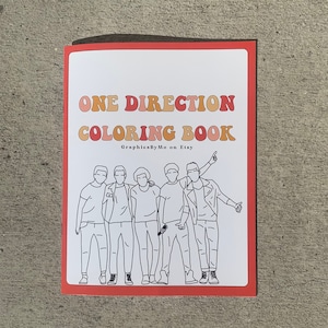 One Direction Coloring and Activity Book Directioner 1d Fan Inexpensive ...