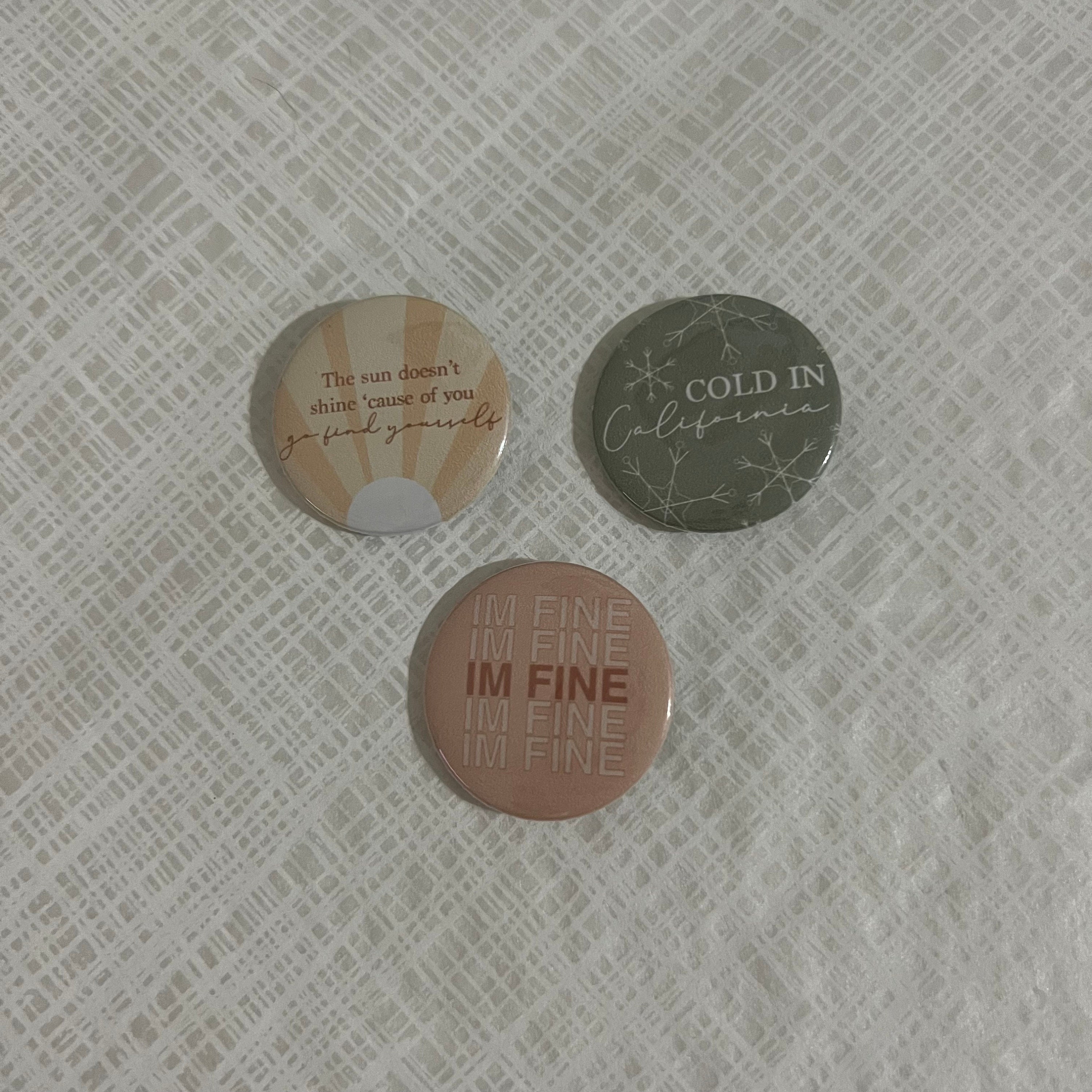 Ashe Buttons 10 Pack Pins Moral of the Story Rae Niall Horan - Etsy