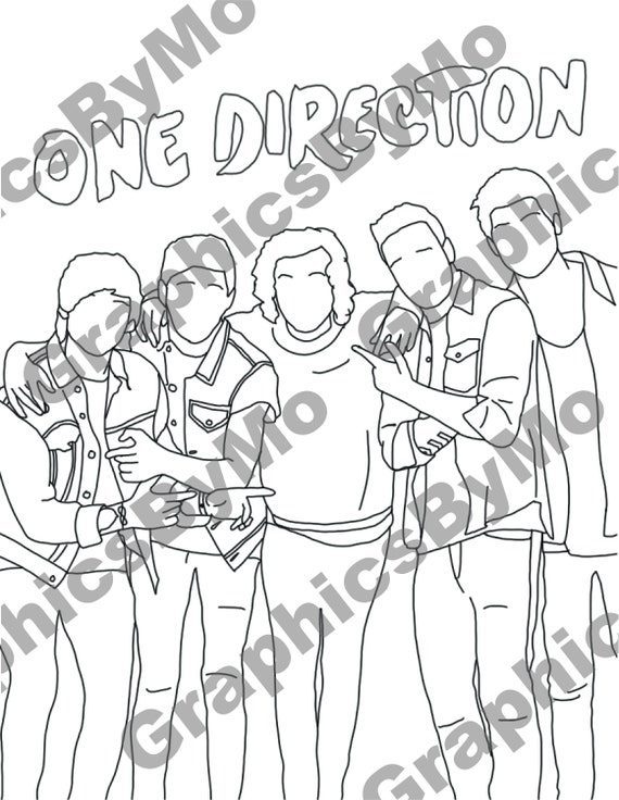 Images Of One Direction Coloring Pages