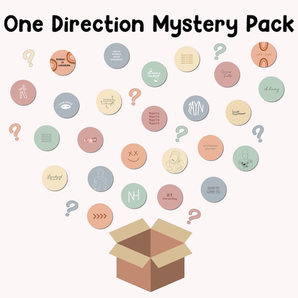 One Direction Stickers - Etsy