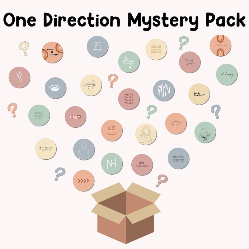 One Direction Pins - Etsy