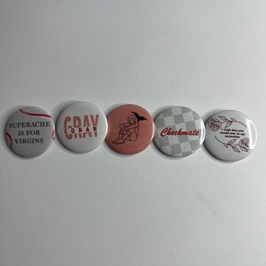 Conan Gray Buttons | Pins Inexpensive Fan Merch Conehead Superache Kid ...