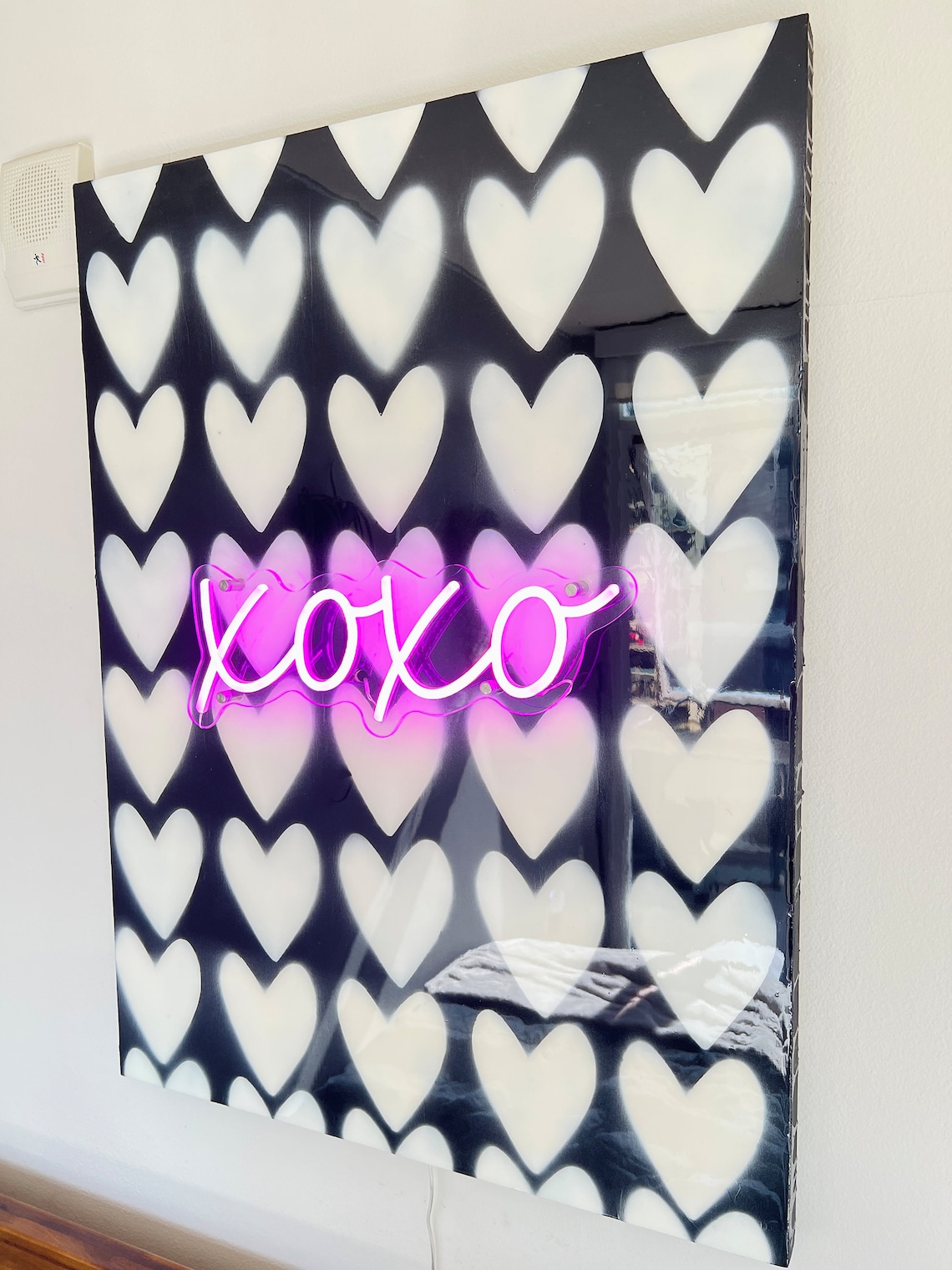 Pop Art Wall Art With Vibrant Neon Sign - Etsy