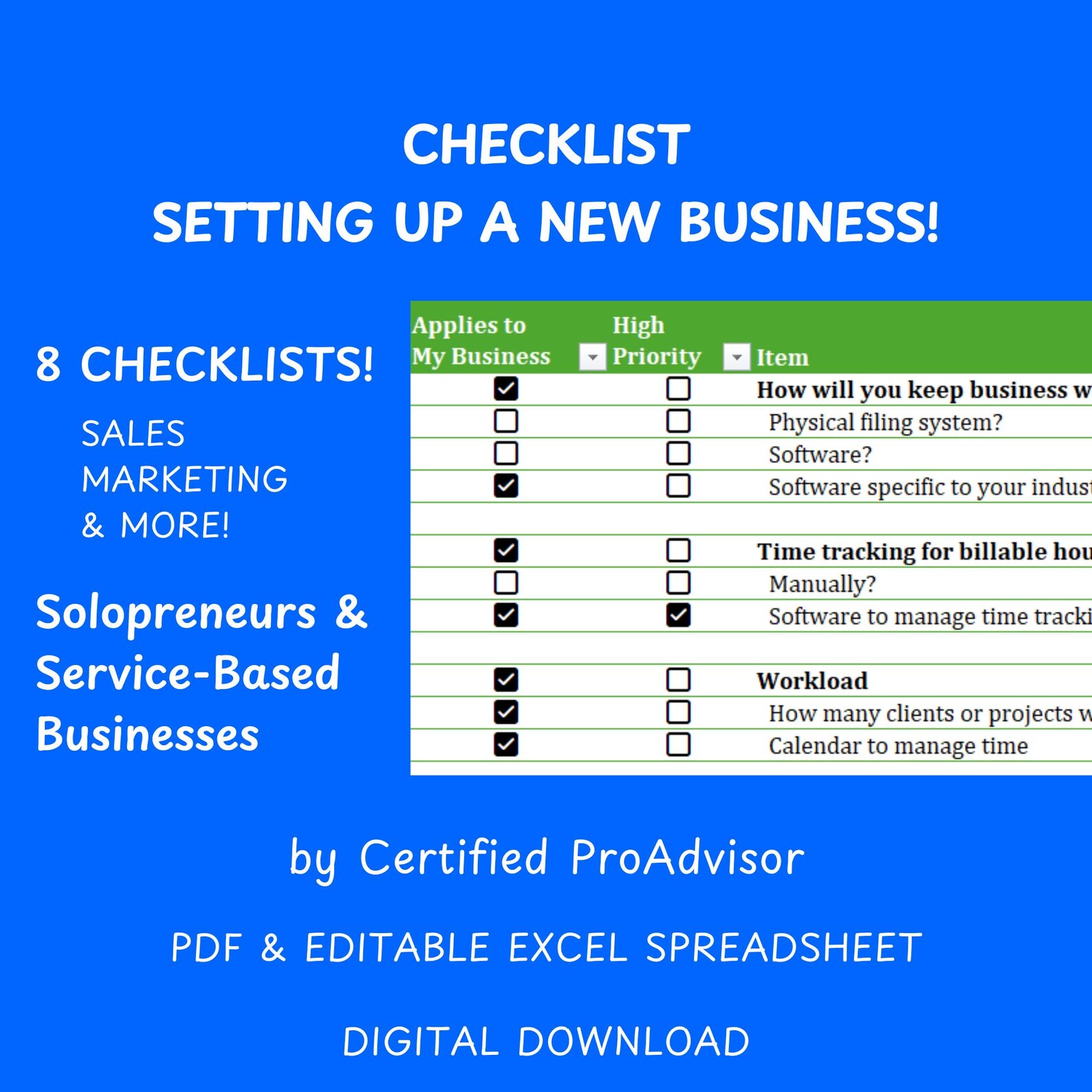 To-do List for New Business, Tasks to Start and Setup Service Business ...