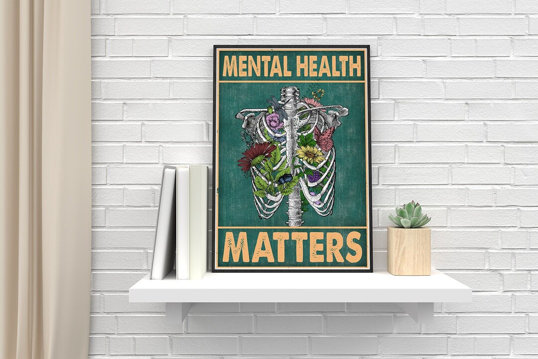 Mental Health Matters, Mental Health Poster, We All Think Differently ...