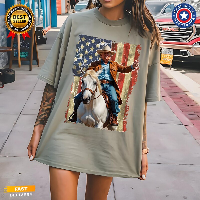 Trump Cowboy Shirt - Etsy