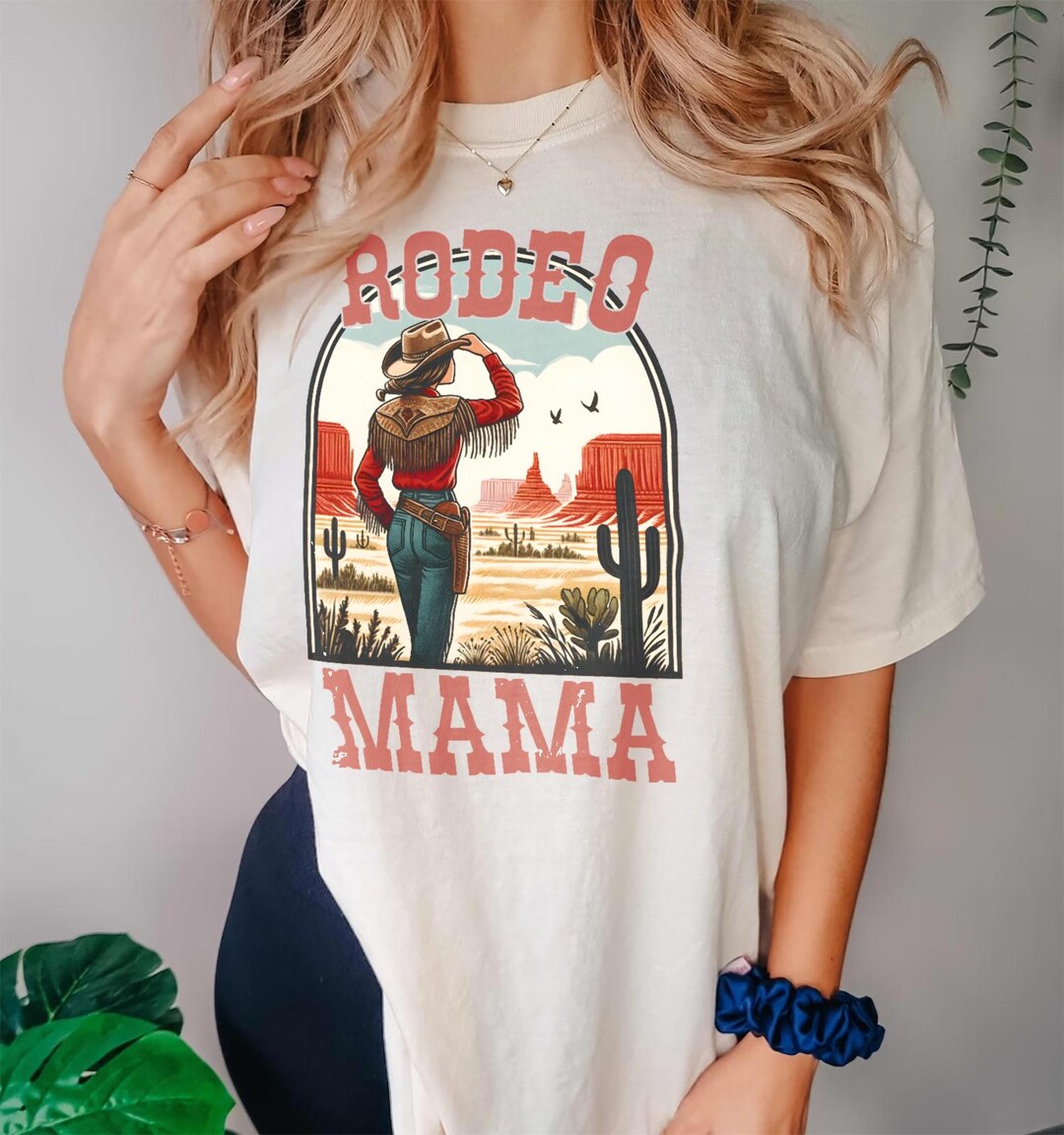 Rodeo Mama Cowgirl Shirt,western Graphic Tee,western Shirt, Cowgirl ...