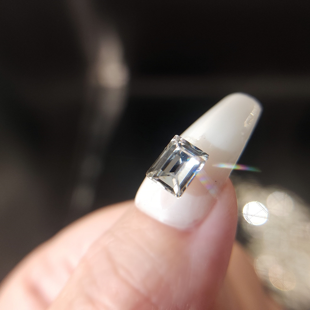 20 Pcs Clear Baguette 3D Nail Crystal ,nail Bling|nail Rhinestones ...