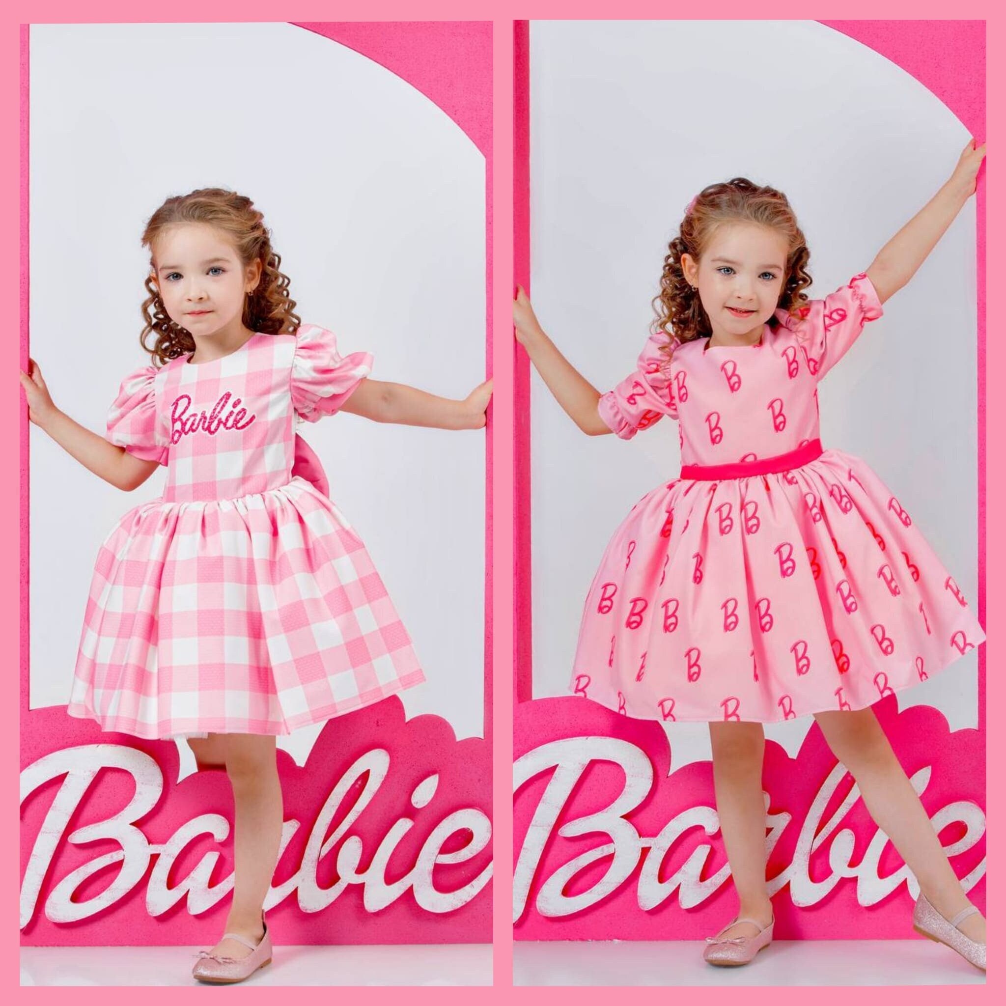 Pink Barbie Dresses For Girls