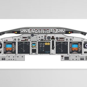 B737 Cockpit Poster 737 Simulator Training Boeing 737 800 Cockpit ...