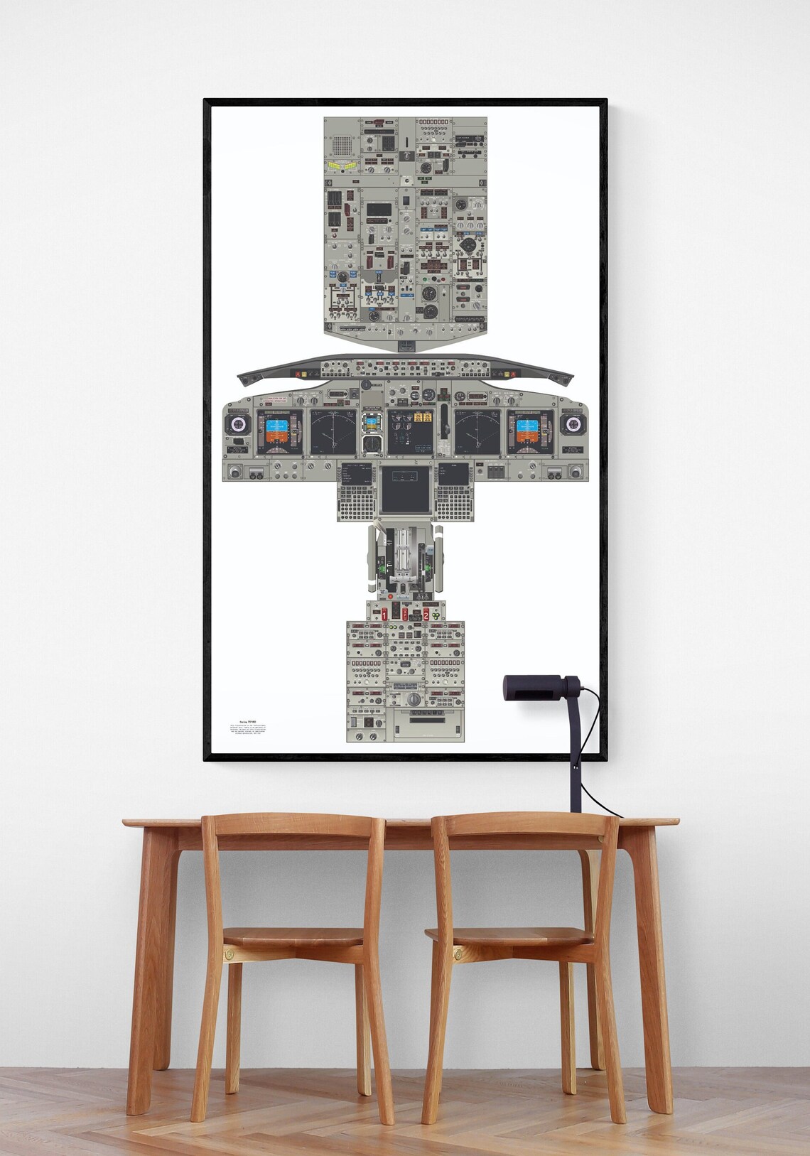 Boeing 737-800 Cockpit Poster Pilot Gift Aviation Aircraft Poster - Etsy UK