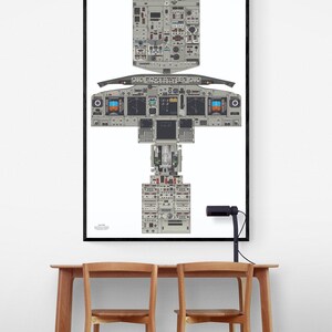 Boeing 737-800 Cockpit Poster Pilot Gift Aviation Aircraft Poster - Etsy UK
