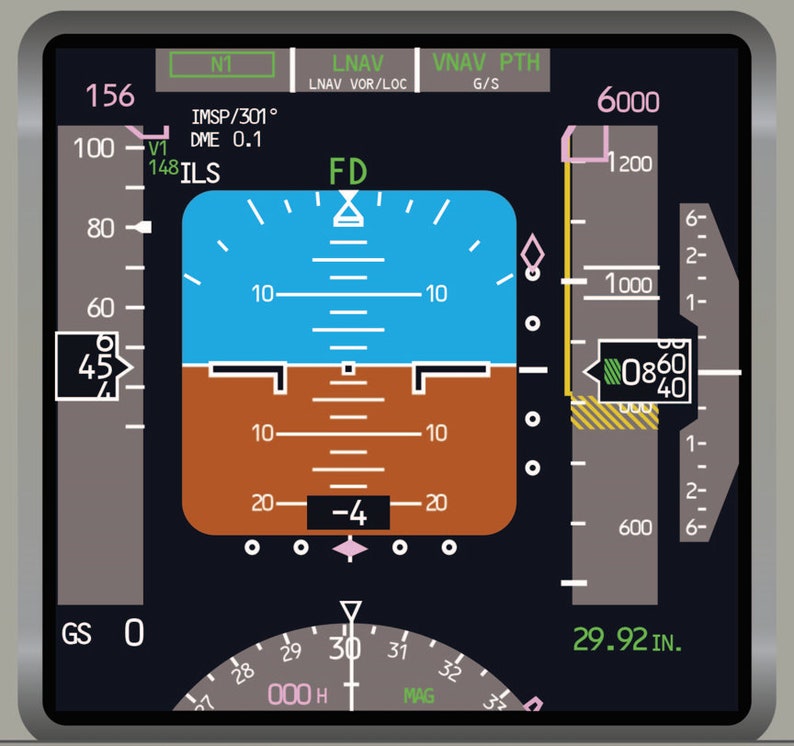 Huge Boeing 737-800 - Cockpit Poster - Pilot Gift Aviation Aircraft ...