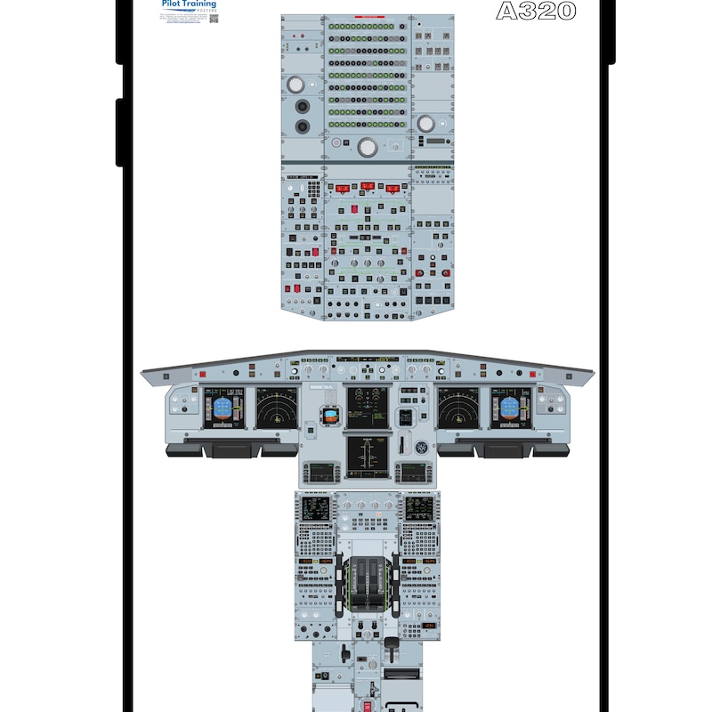 Flight sim airbus panel - Etsy.de
