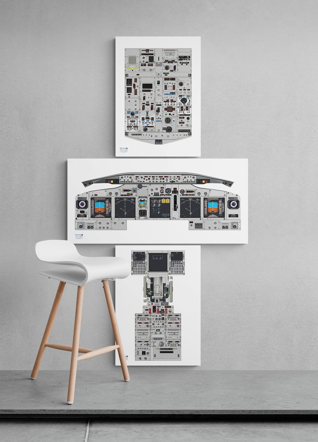 Boeing 737-800 Training Poster - Flight Simulator Training - 737 ...