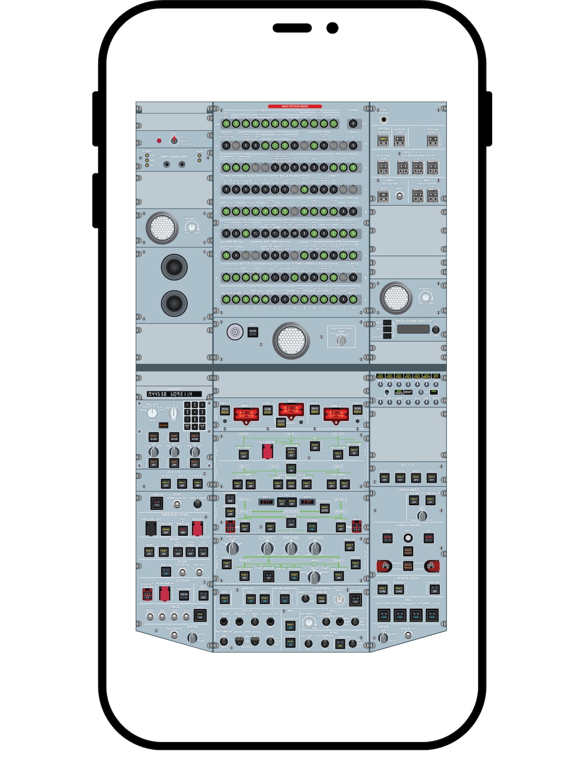 A320 Cockpit Poster PDF Download Airbus A320 Training A320 Training ...
