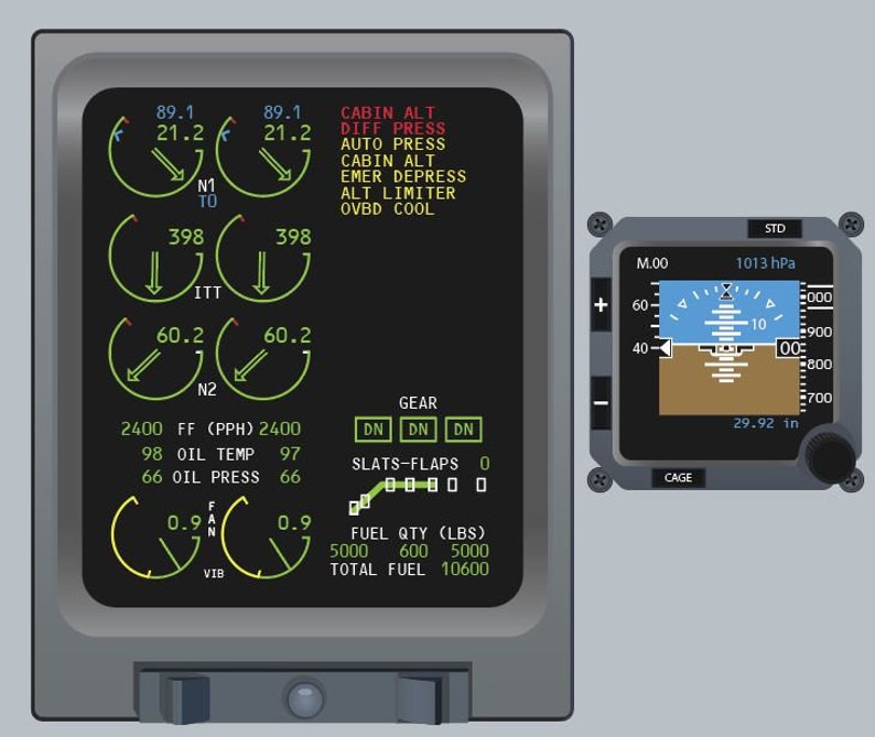 Large Bombardier CRJ-900 Training Cockpit Wall Poster - Etsy