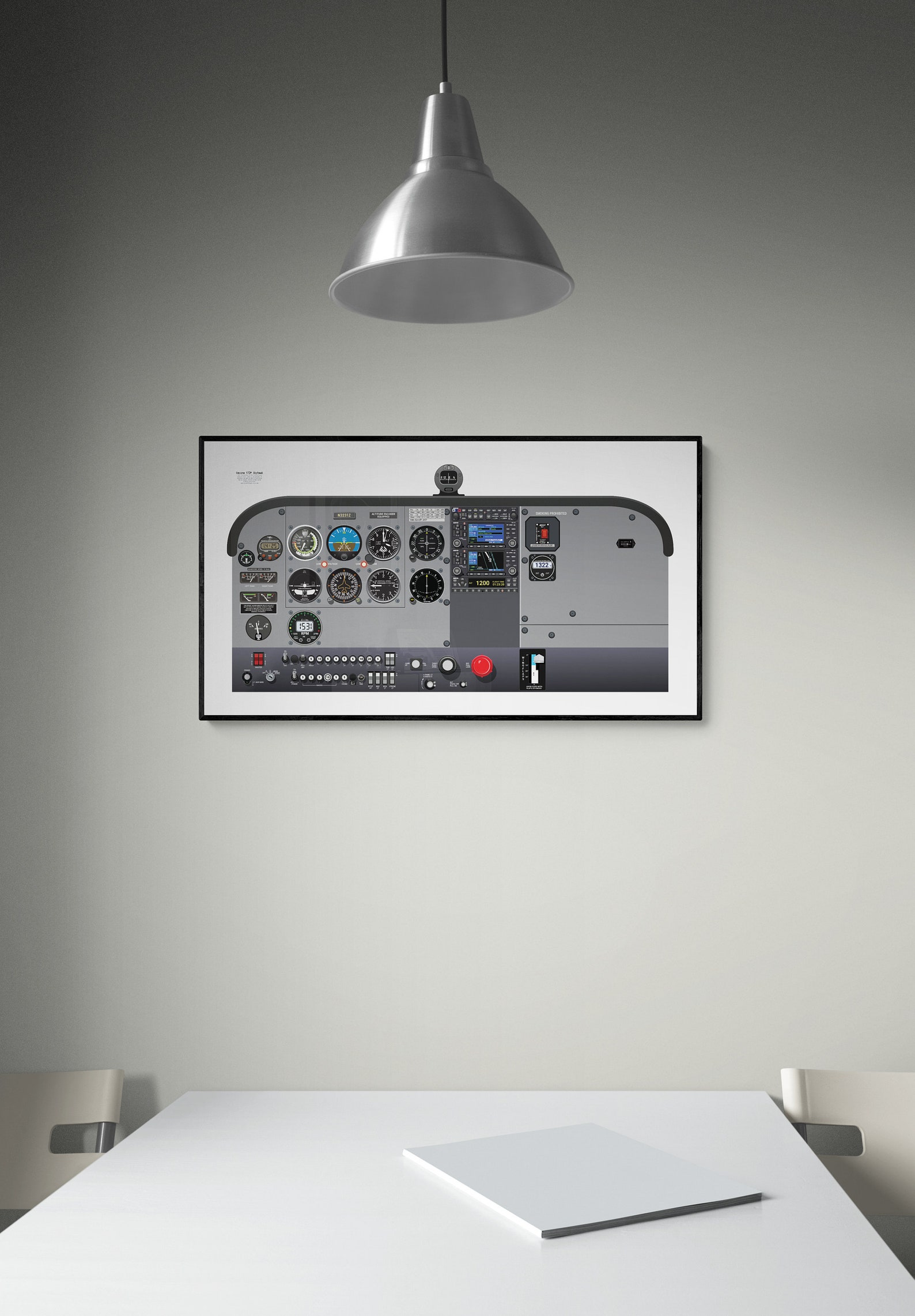 Printable Cessna 172 Cockpit Poster Wall Art - Etsy