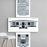 Large Boeing 737-800 Training Cockpit Poster Perfect Pilot Gift - Etsy