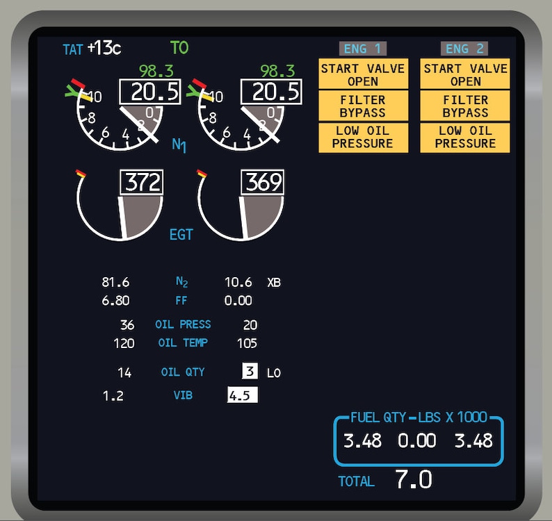 Boeing 737-800 Training Poster - Flight Simulator Training - 737 ...