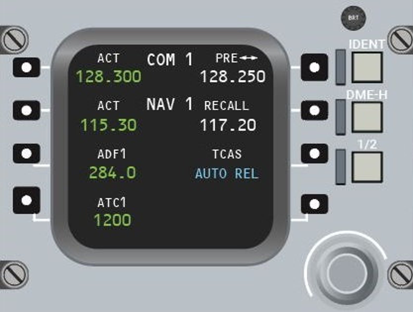 Bombardier CRJ-900 Study Aid Digital Graphic - Flight Deck Cockpit ...
