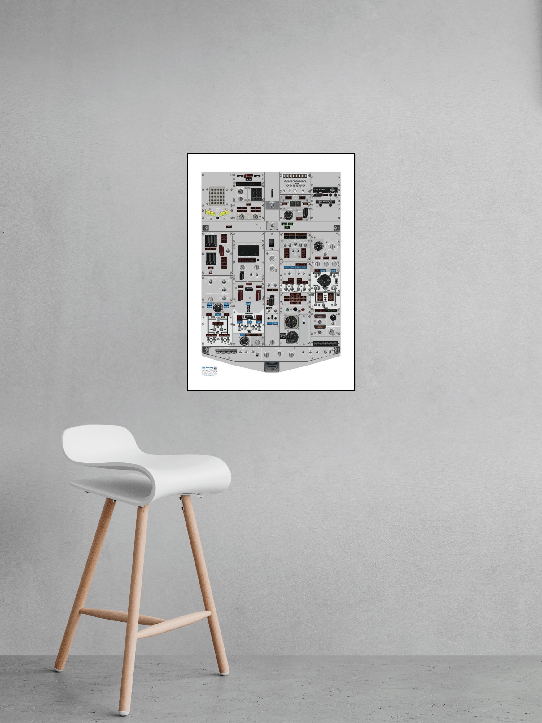 Huge Boeing 737-800 - NG Flight Deck Poster Overhead Panel - Etsy