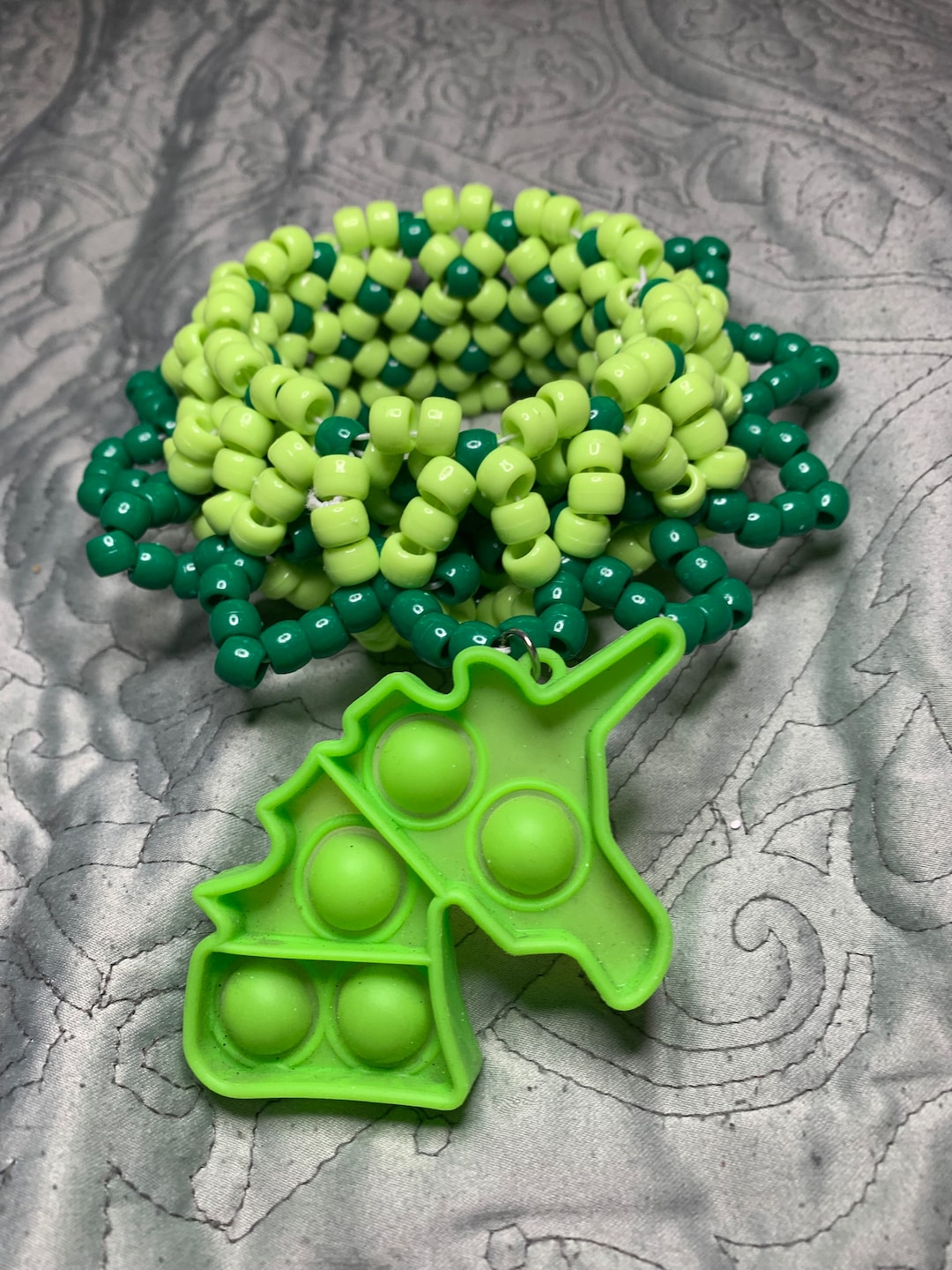 Unicorn Kandi Pop Fidget Cuff Green - Etsy