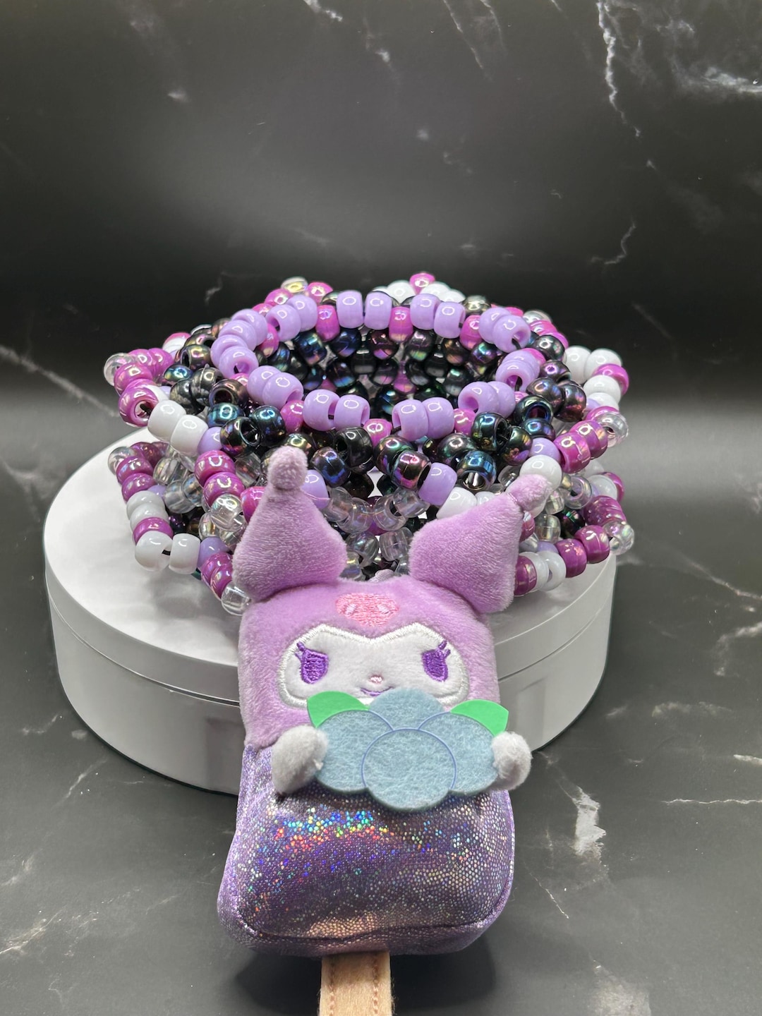 Kandi Cuff - Kuromi Popsicle Plush - Etsy