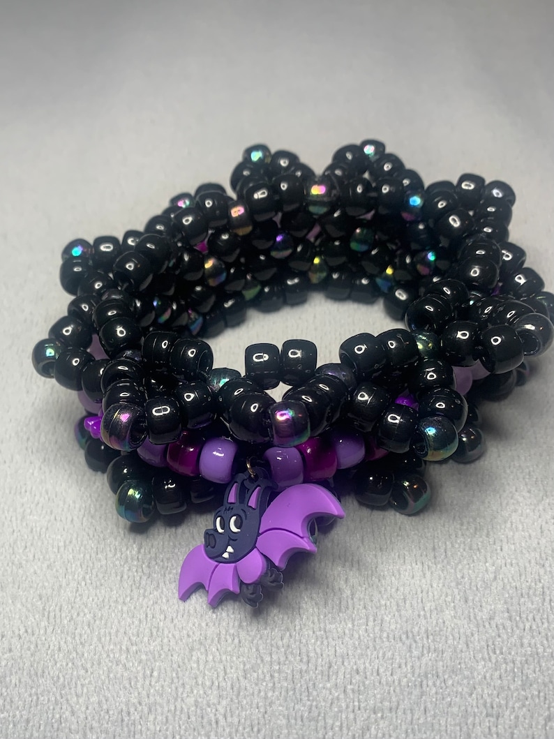 Bat Mini Rotating Kandi Cuff - Etsy